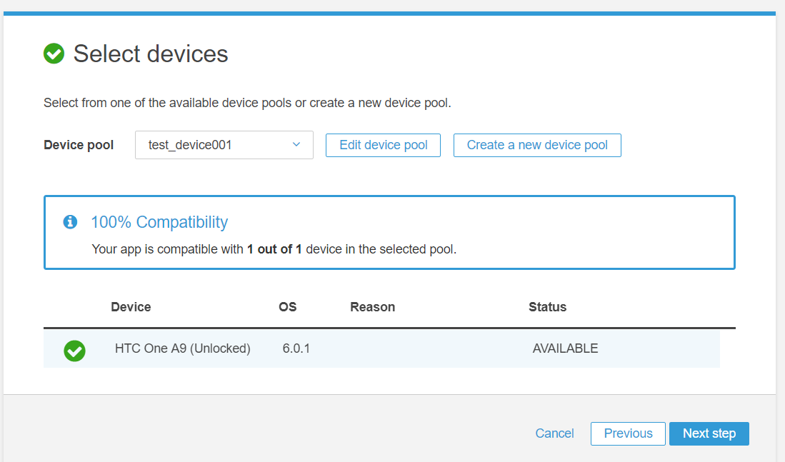 AWS Device Farmを使ってみる（Automated tests） | idealive tech blog