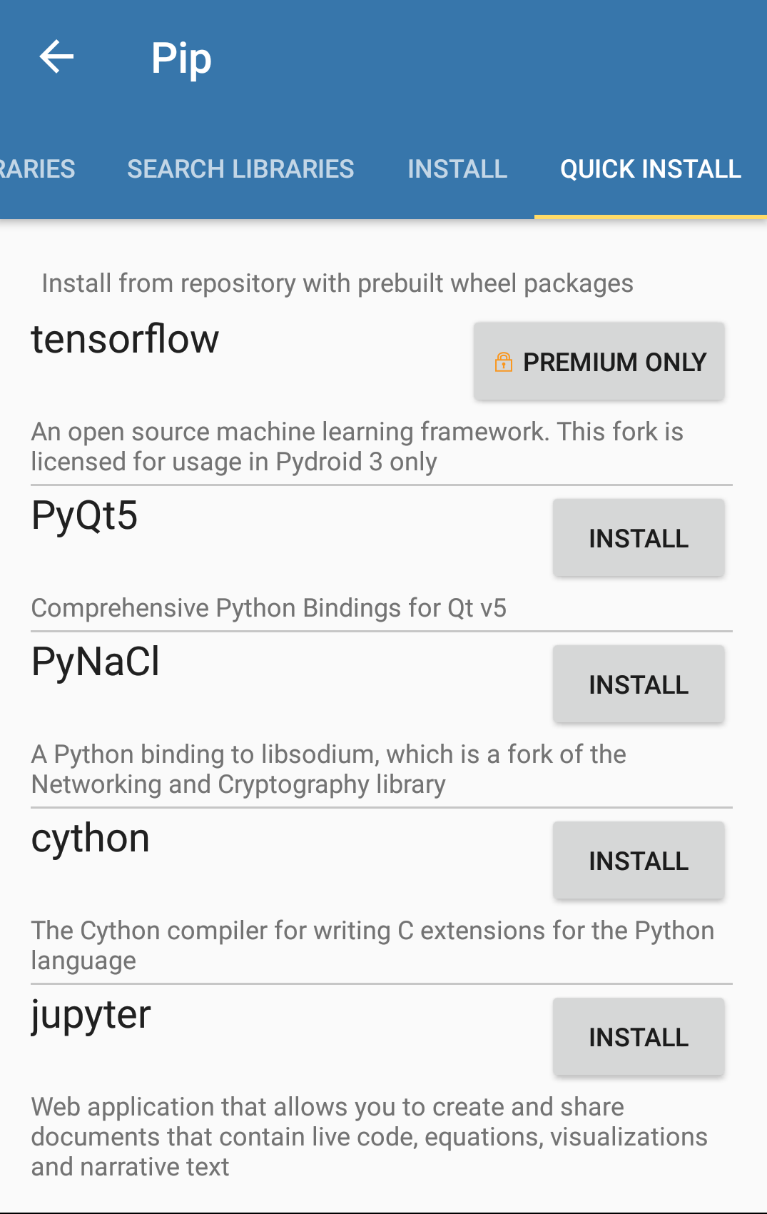 Python用Androidアプリ「Pydroid 3」 | idealive tech blog